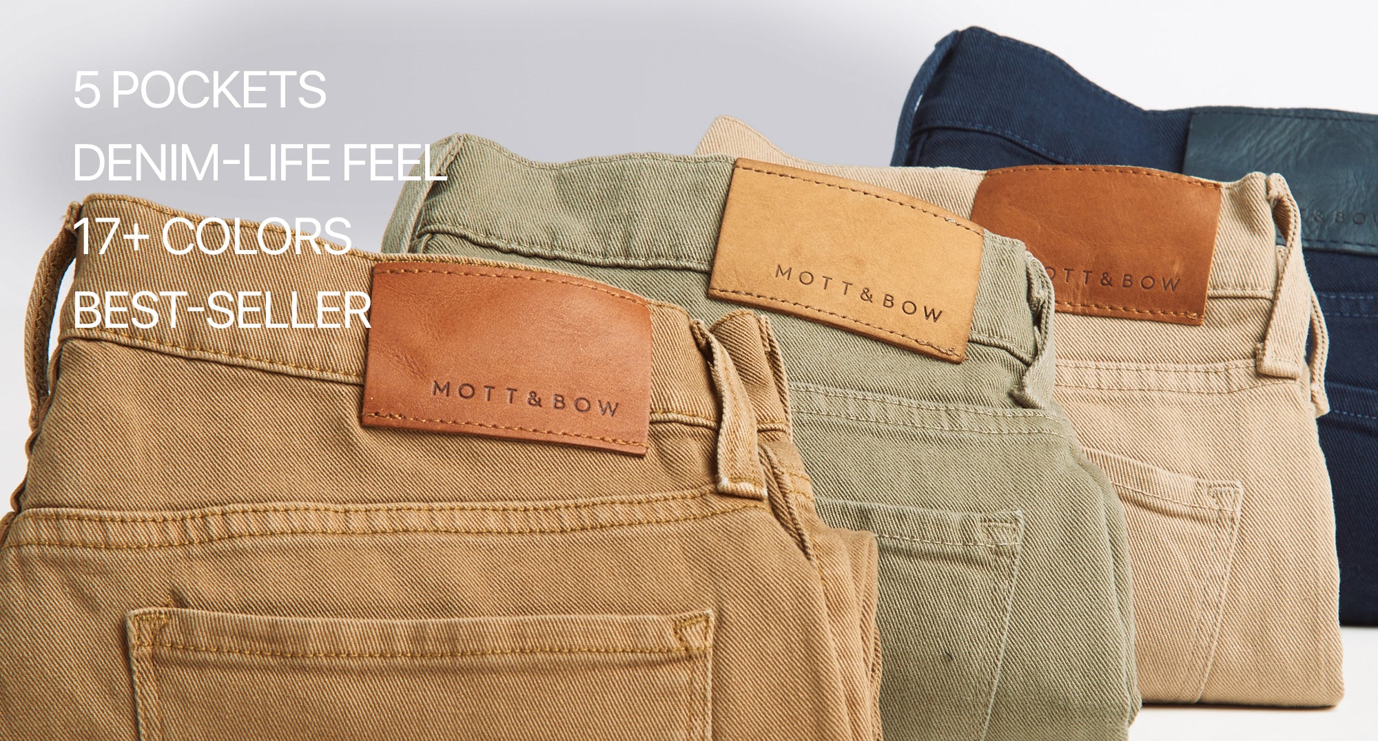 Men's Mercer Twill Jeans — Business Casual Ready | Mott & Bow