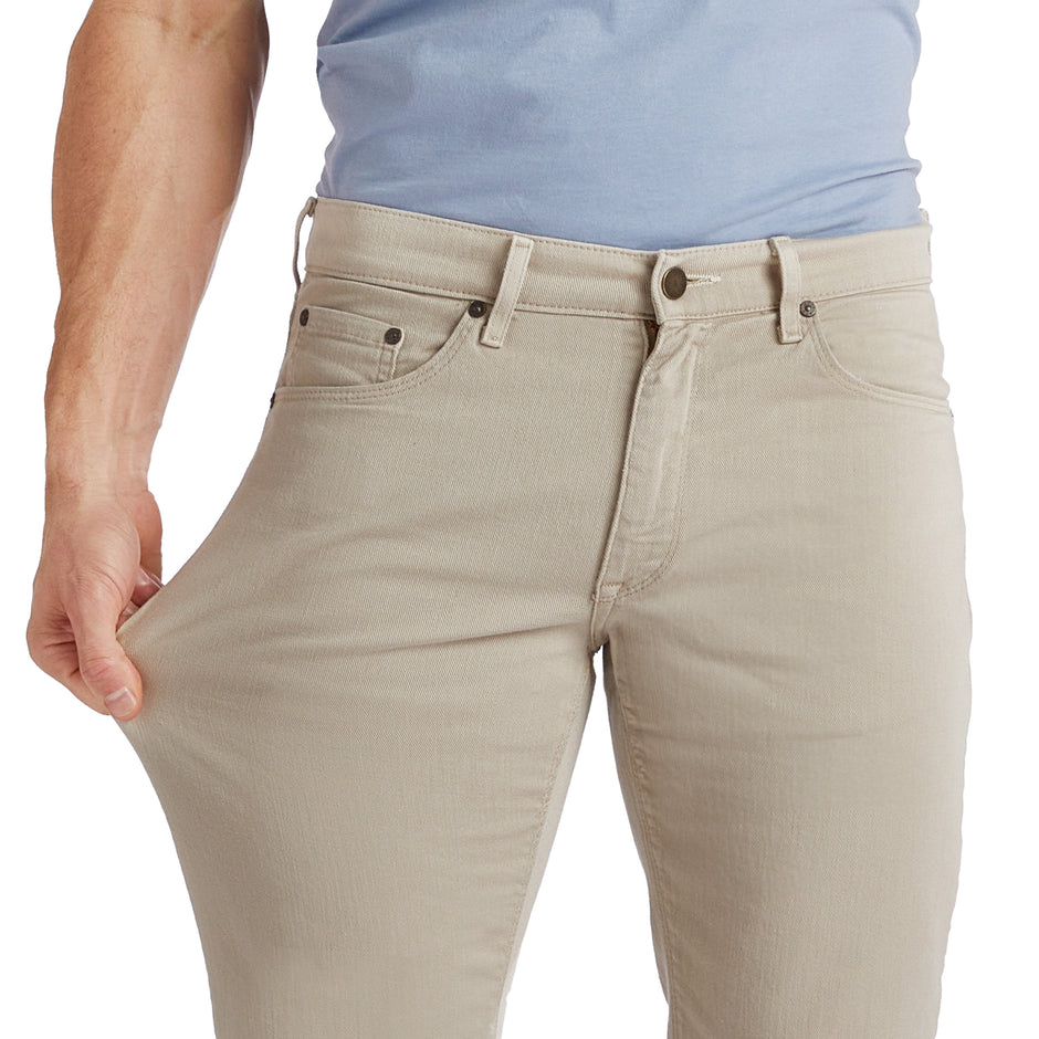 Men's Mercer Twill Jeans — Business Casual Ready | Mott & Bow