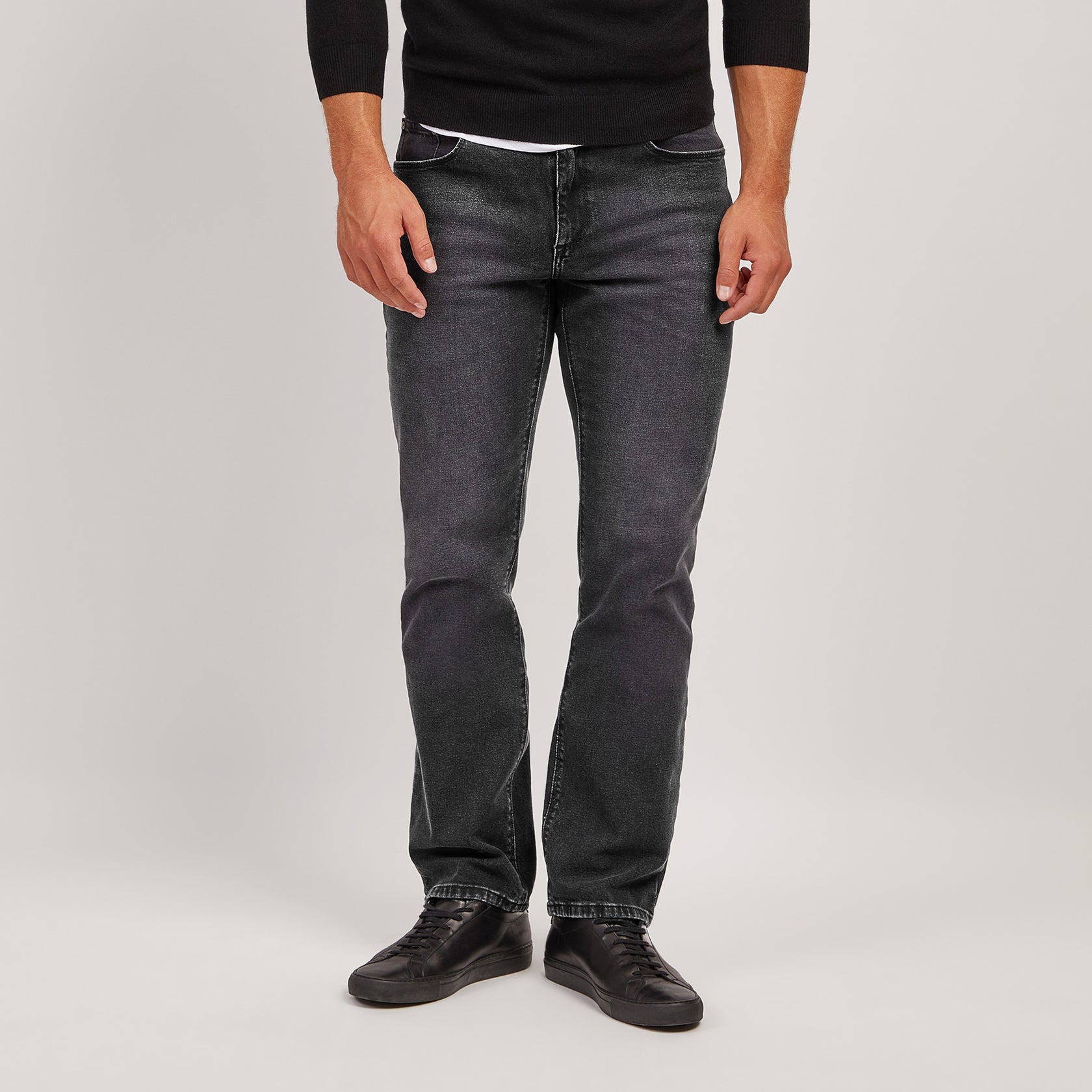 Men's Straight Allen Jeans - Mott & Bow