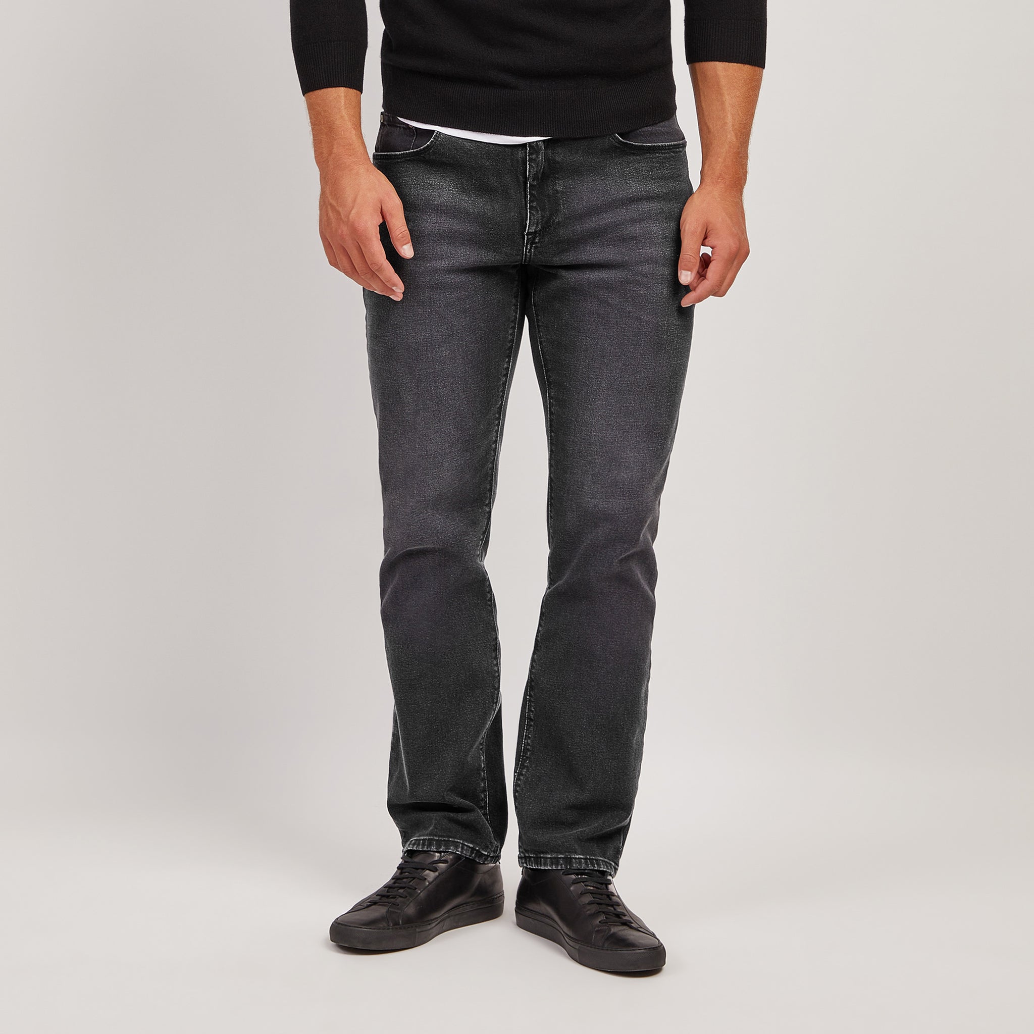 Men's Straight Allen Jeans - Mott & Bow
