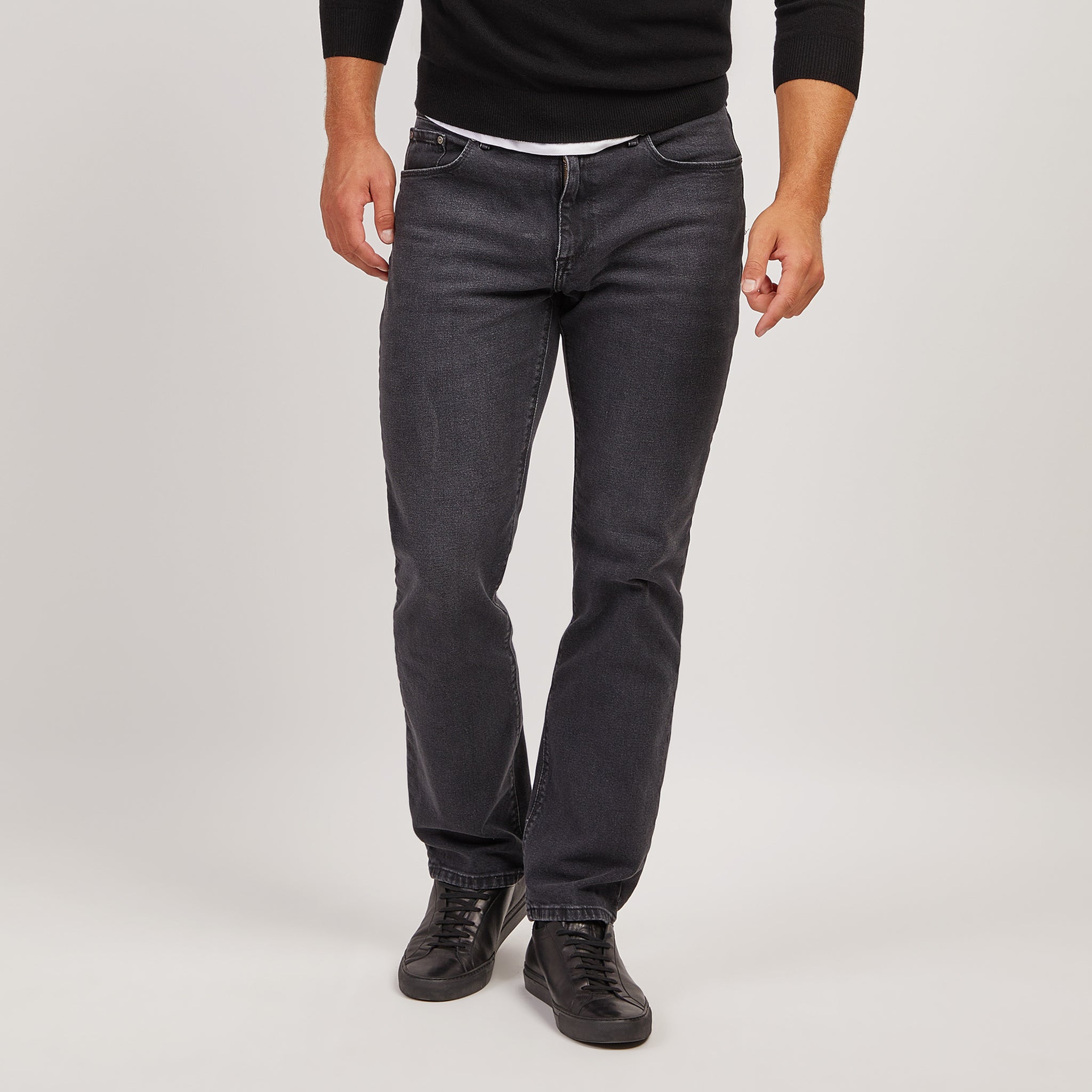 Men's Straight Allen Jeans - Mott & Bow