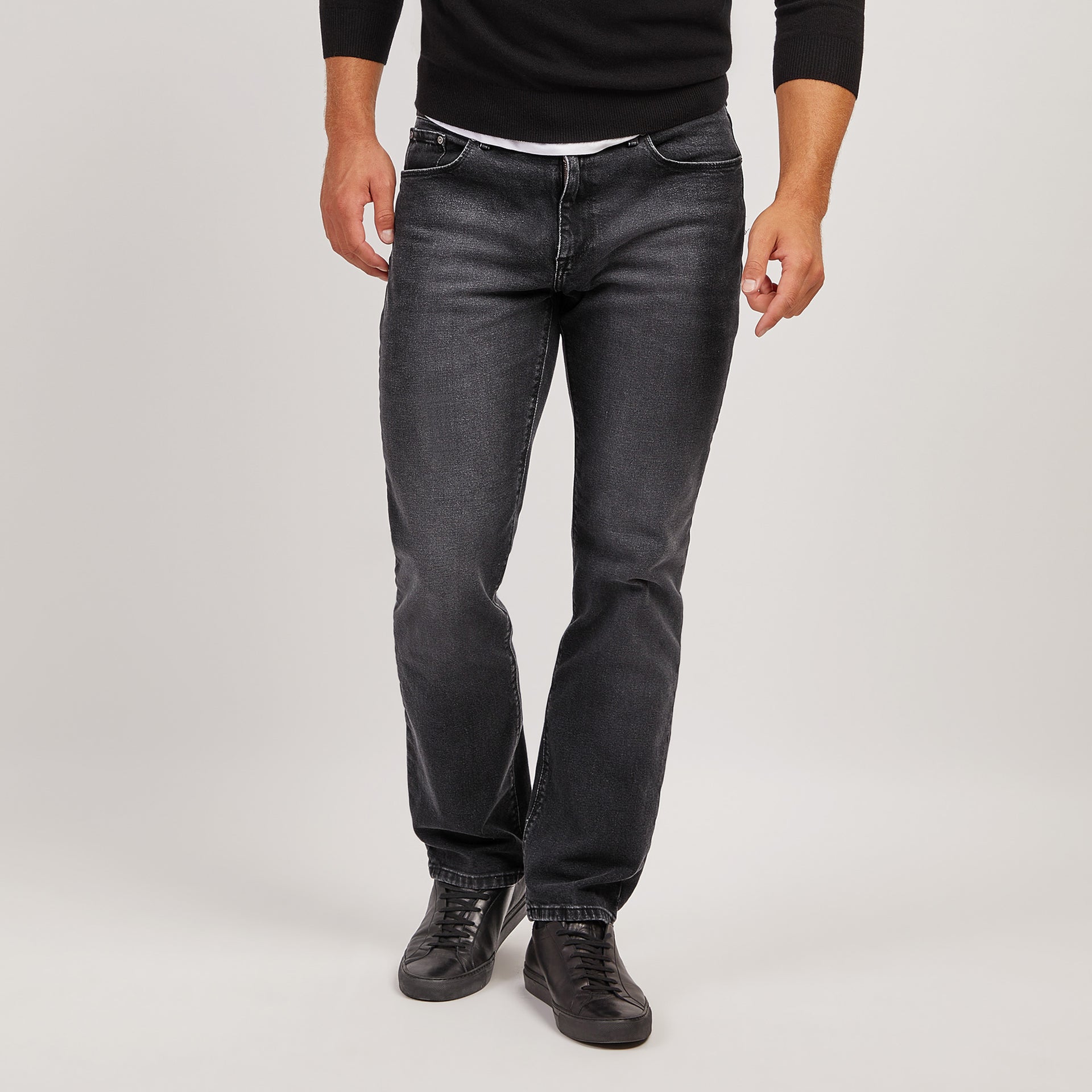 Men's Straight Allen Jeans - Mott & Bow