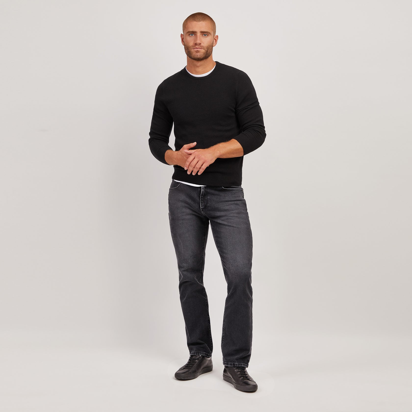 Men's Straight Allen Jeans - Mott & Bow