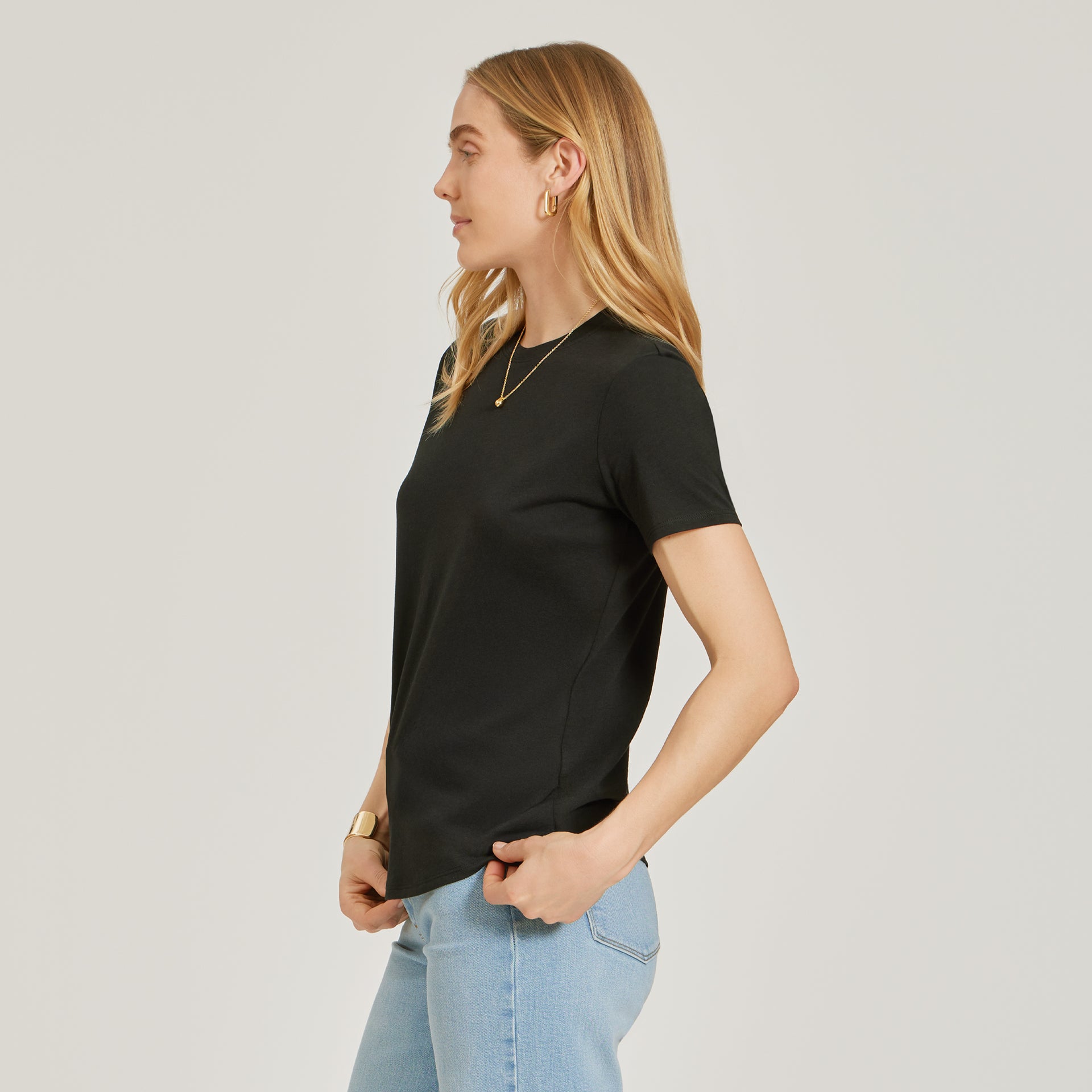 Women's Relaxed Crew Marcy Tee - Mott & Bow