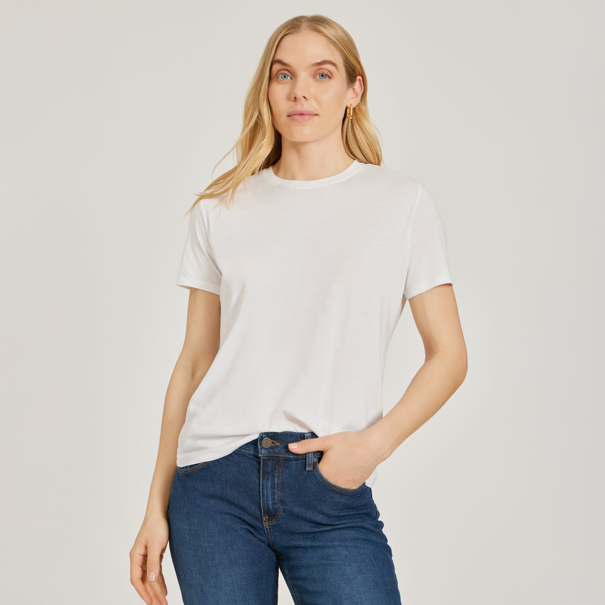 Women's Relaxed Crew Marcy Tee - Mott & Bow