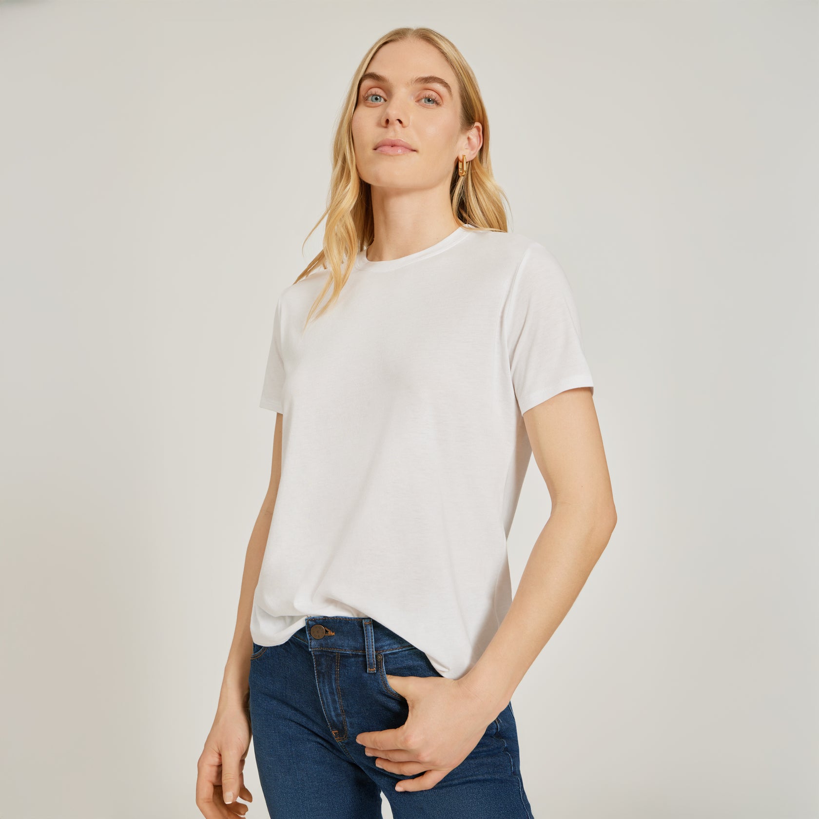 Women's Relaxed Crew Marcy Tee - Mott & Bow