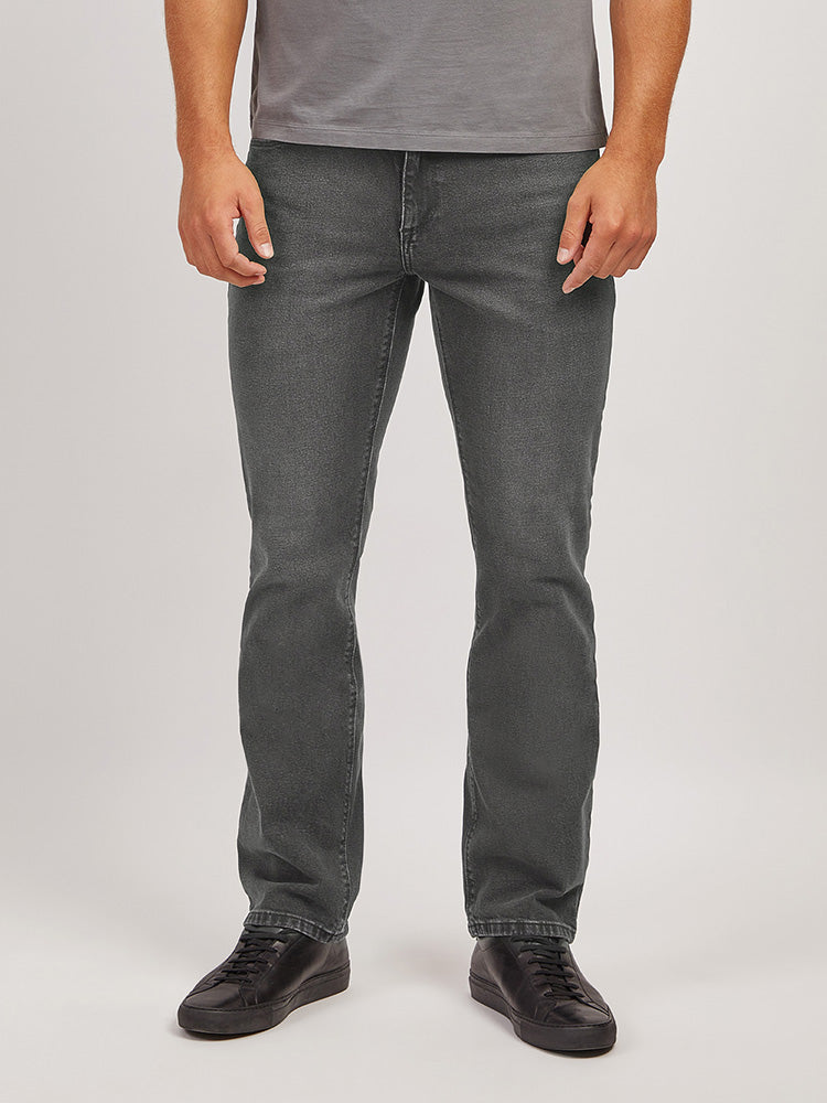 Men's Straight Allen Jeans - Mott & Bow