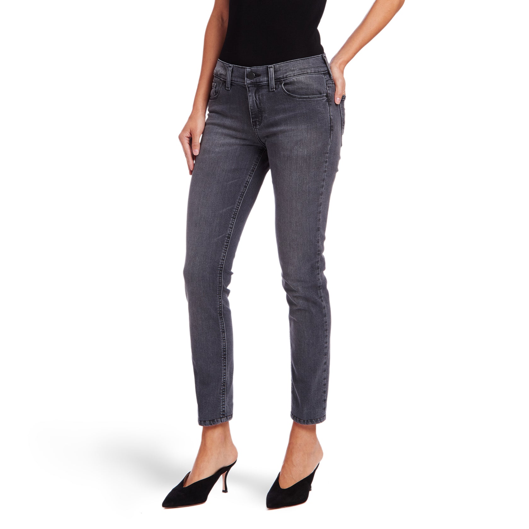 Women's Slim Straight Allen Jeans - Mott & Bow